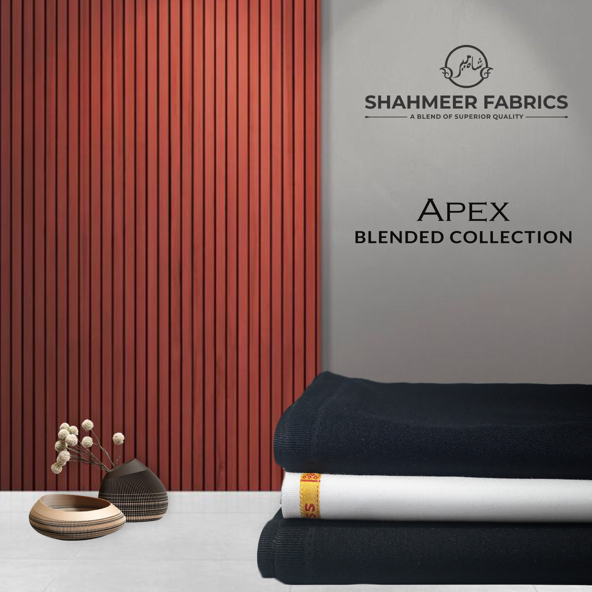 Apex Men Winter Blended Unstitched Fabric – Shahmeer Fabrics